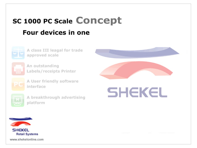 Shekel new innovative PC Scale | PPSX