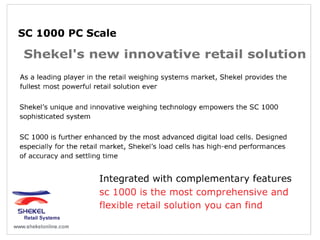 Shekel new innovative PC Scale | PPT