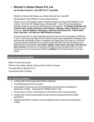 Shekhar resume | DOC