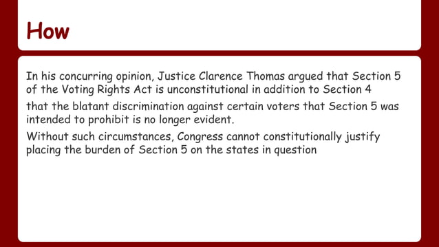 Shelby county vs. holder | PPT