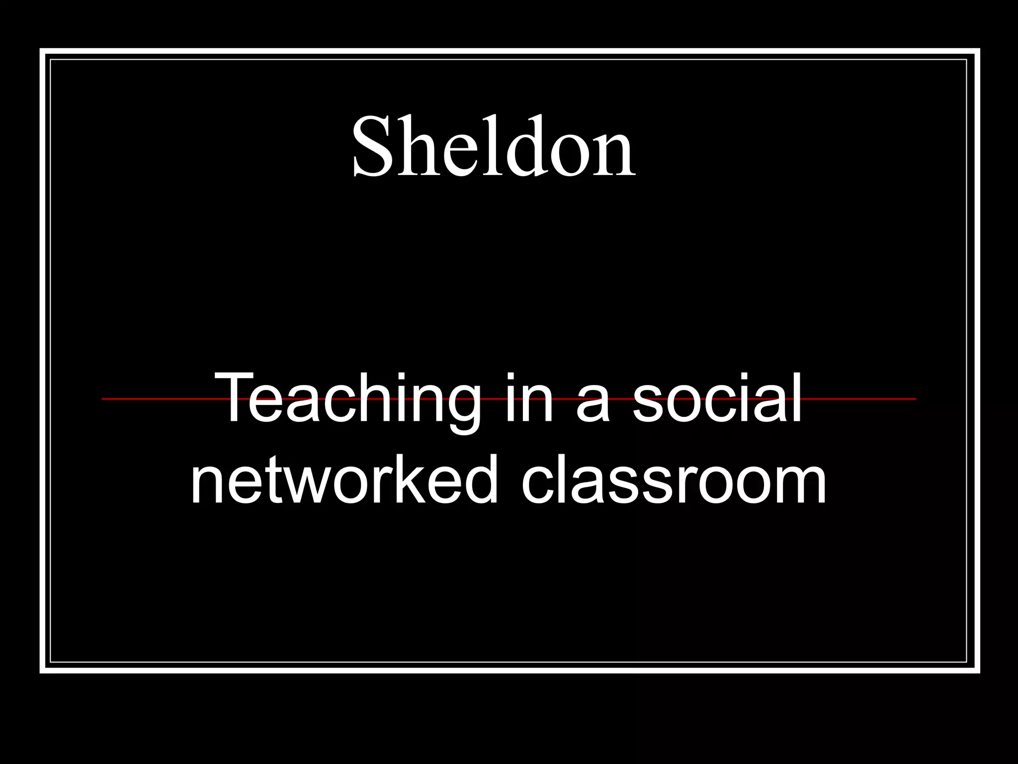 Sheldon ppt project | PPT