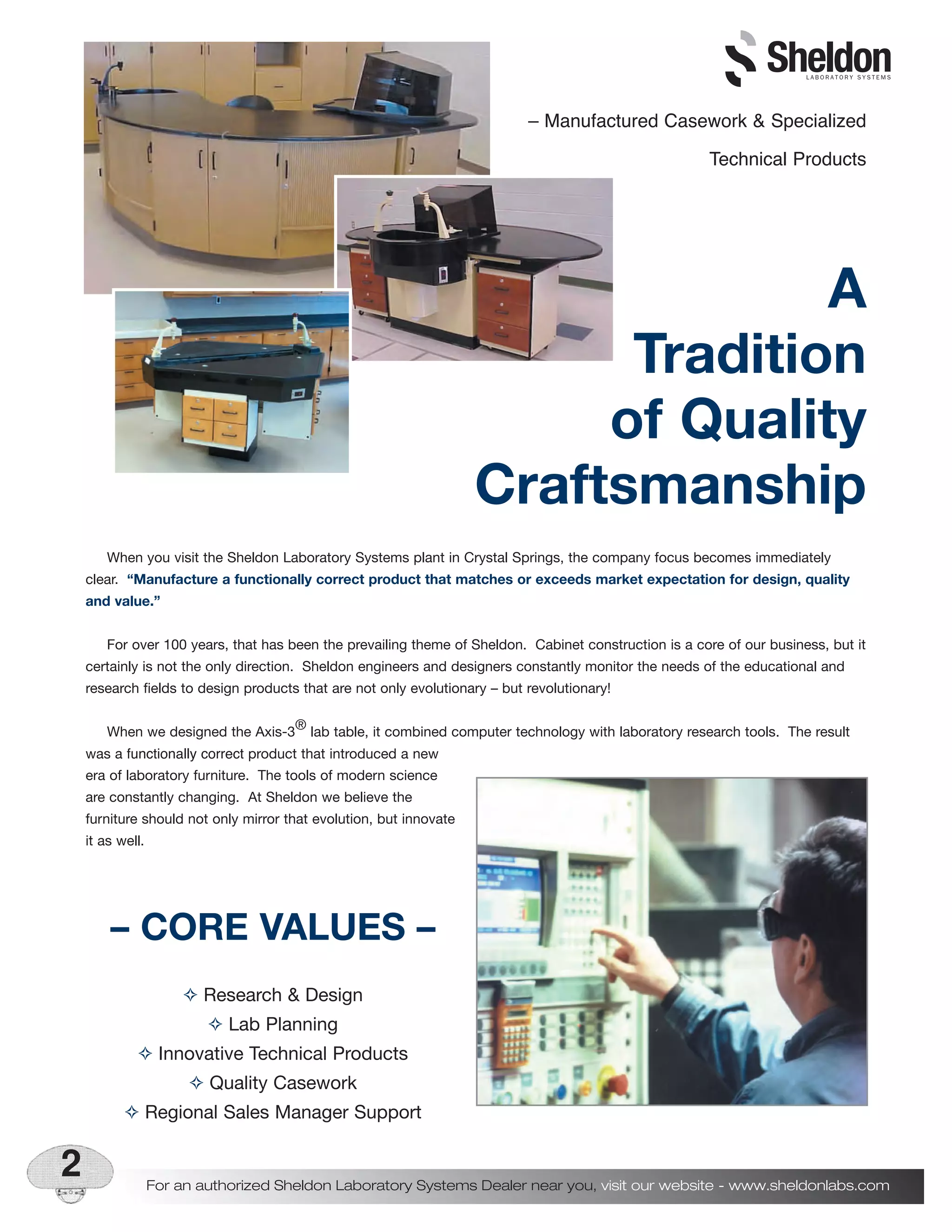 Sheldon Science Lab Furniture Planning Guide | PDF