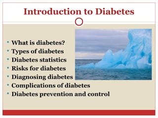 Introduction to Diabetes | PPT