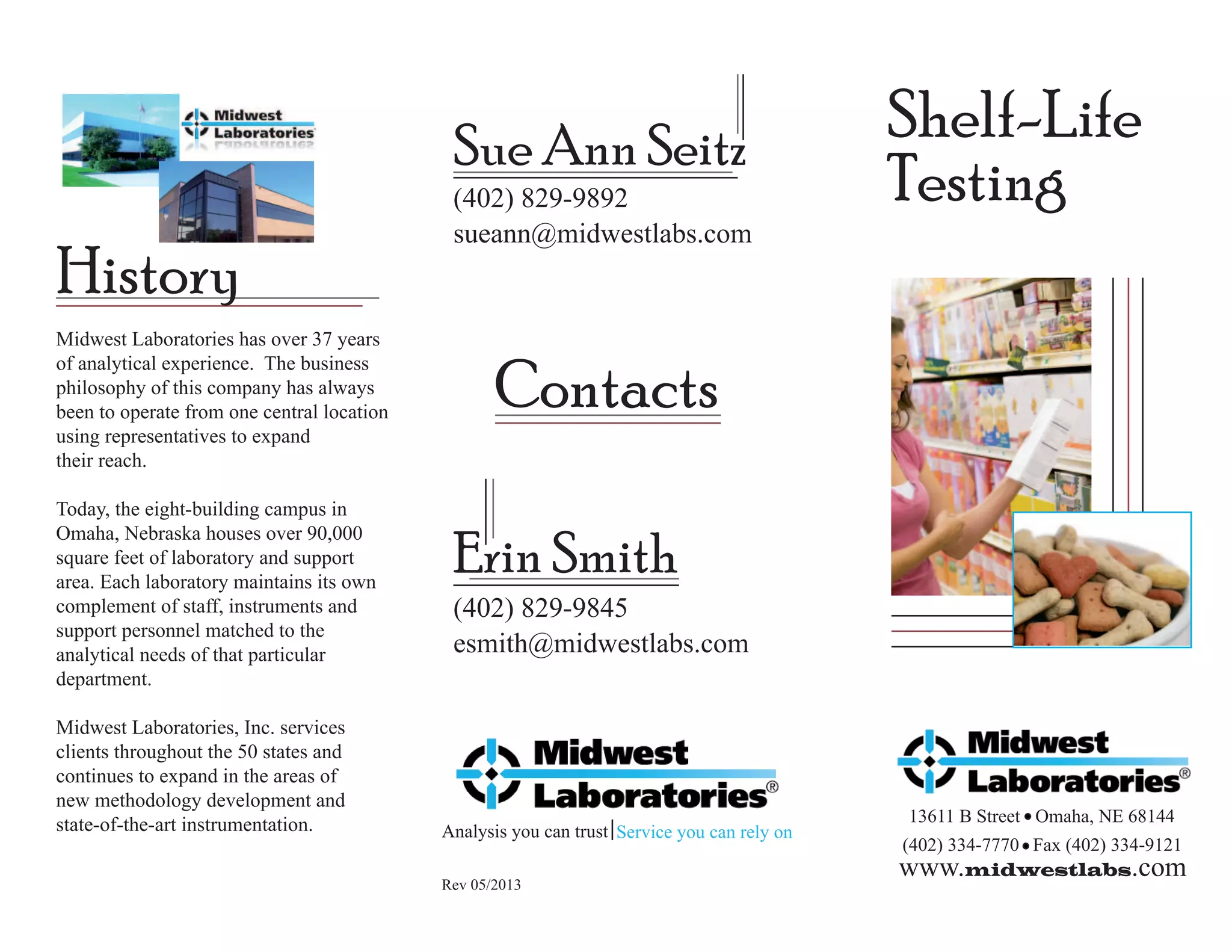 Shelf Life Testing | Midwest Laboratories | PPT