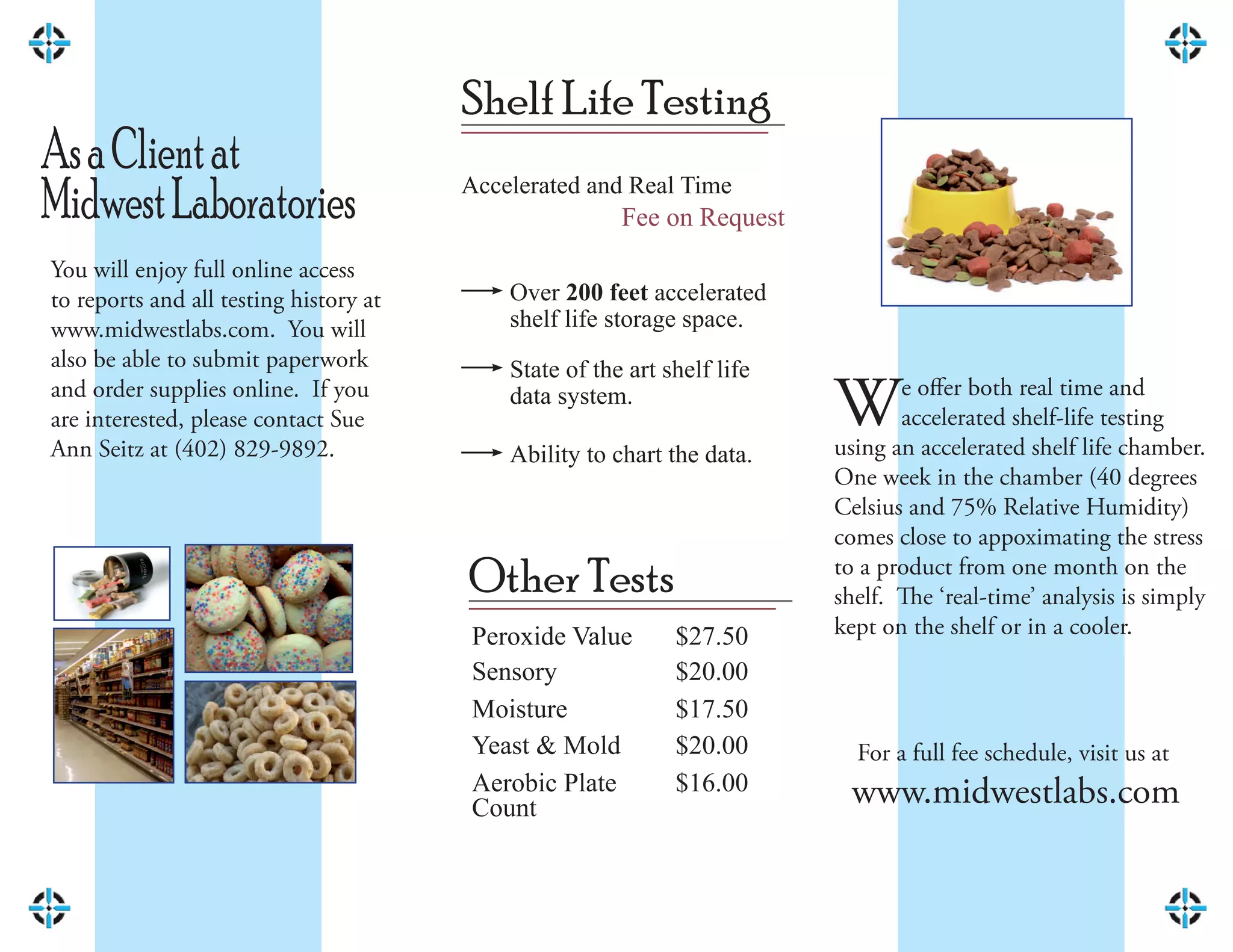Shelf Life Testing | Midwest Laboratories | PDF