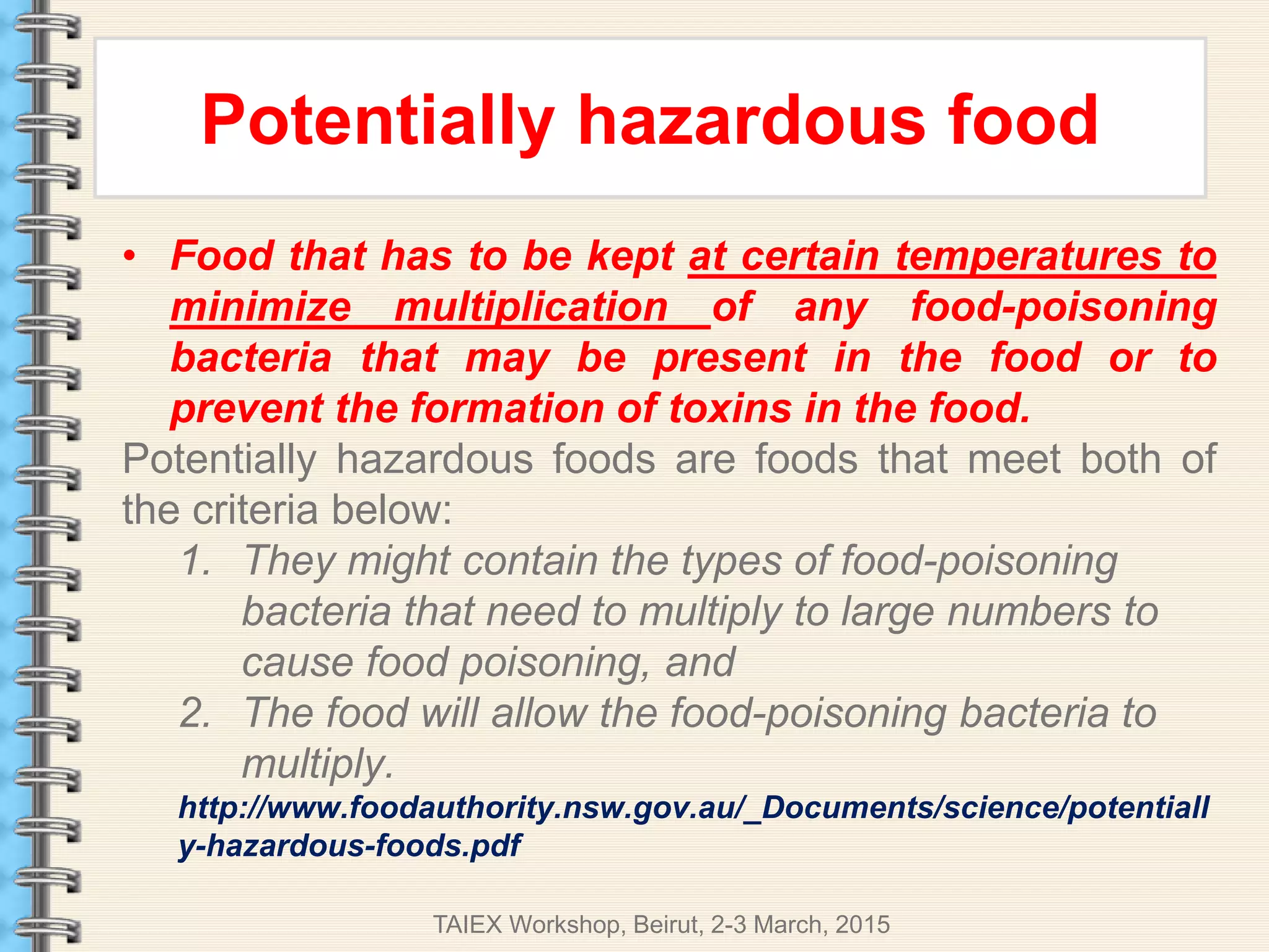Shelf life and date marking requirements for packaged food | PPTX