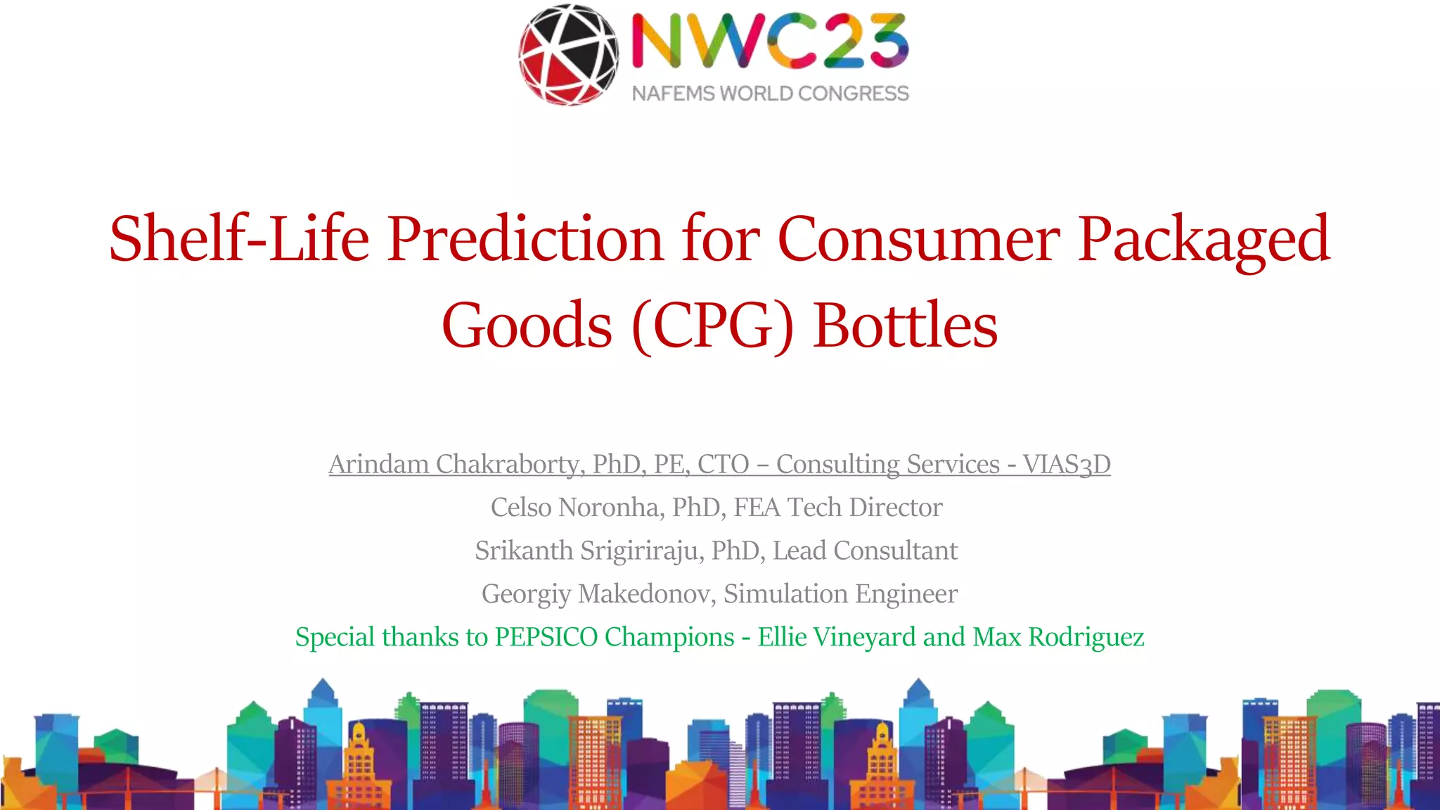 Shelf-Life Prediction for Consumer Packaged Goods (CPG) Bottles | PPTX