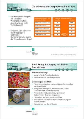 Shelf Ready Packaging | PPT