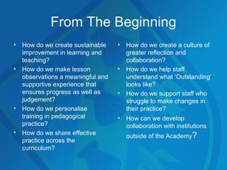 Using IRIS Connect to ensure sustainable improvements in learning and ...