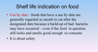 Factors affecting Shelflife of food | PPTX