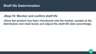 Shelf life determination | PPT