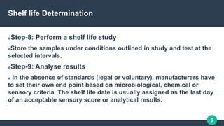Shelf life determination | PPT