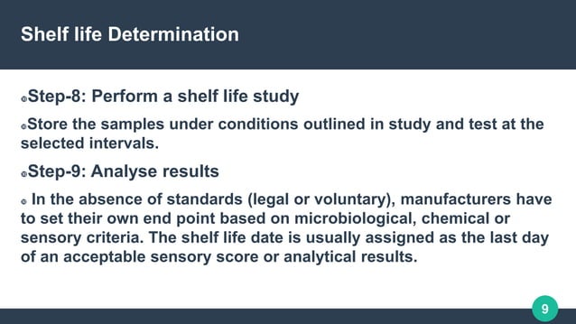 Shelf life determination | PPT