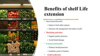 shelf life extension of food .pptx