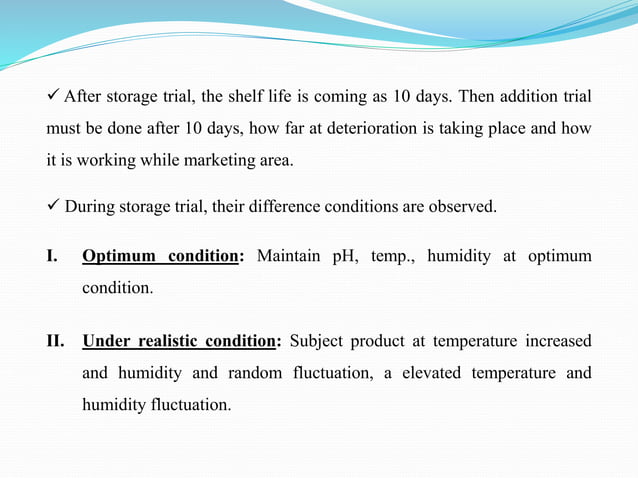Shelf Life of Highly Perishable Food SlideShare | PPTX