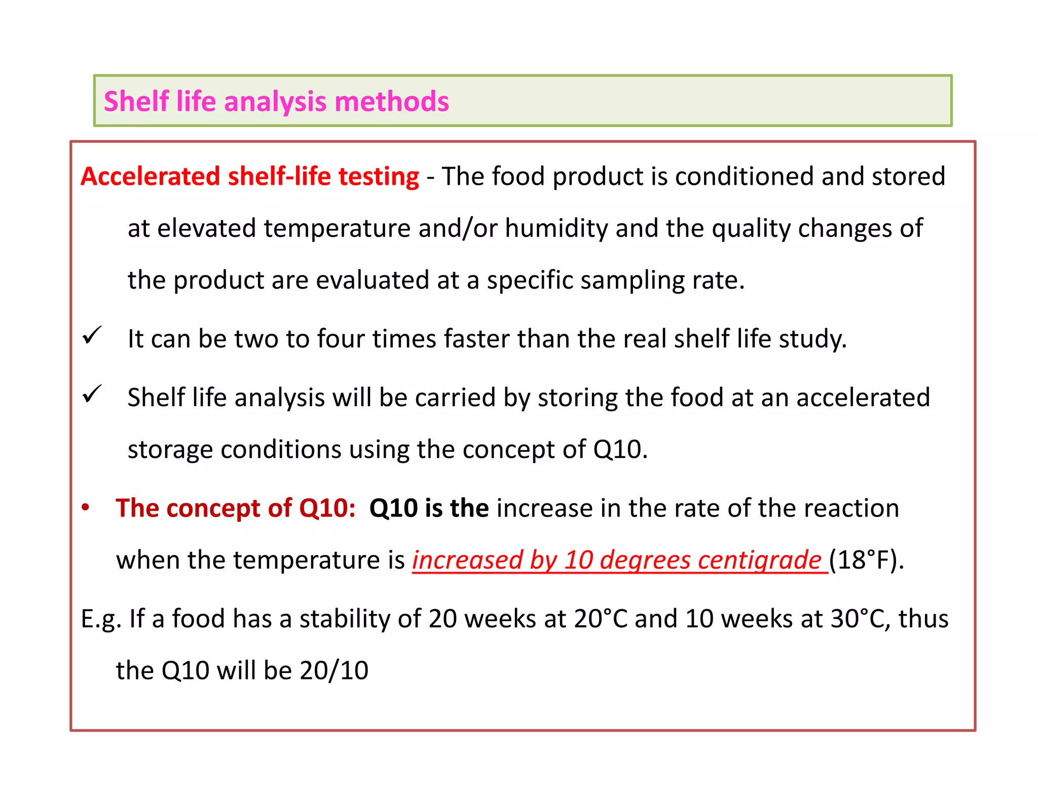 Shelf life of food | PDF