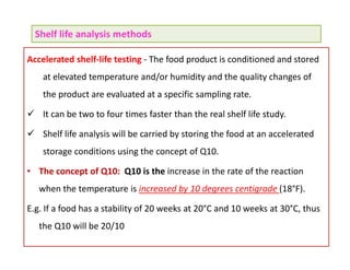 Shelf life of food | PDF