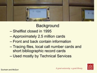 Shelflist ppt | PPT