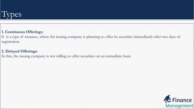 Shelf Registration | PPT
