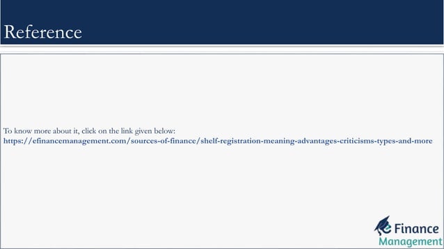 Shelf Registration | PPT