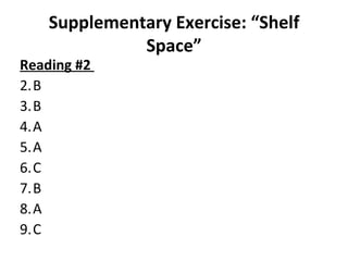 Shelf space + abstract + graph + fact assumption | PPT