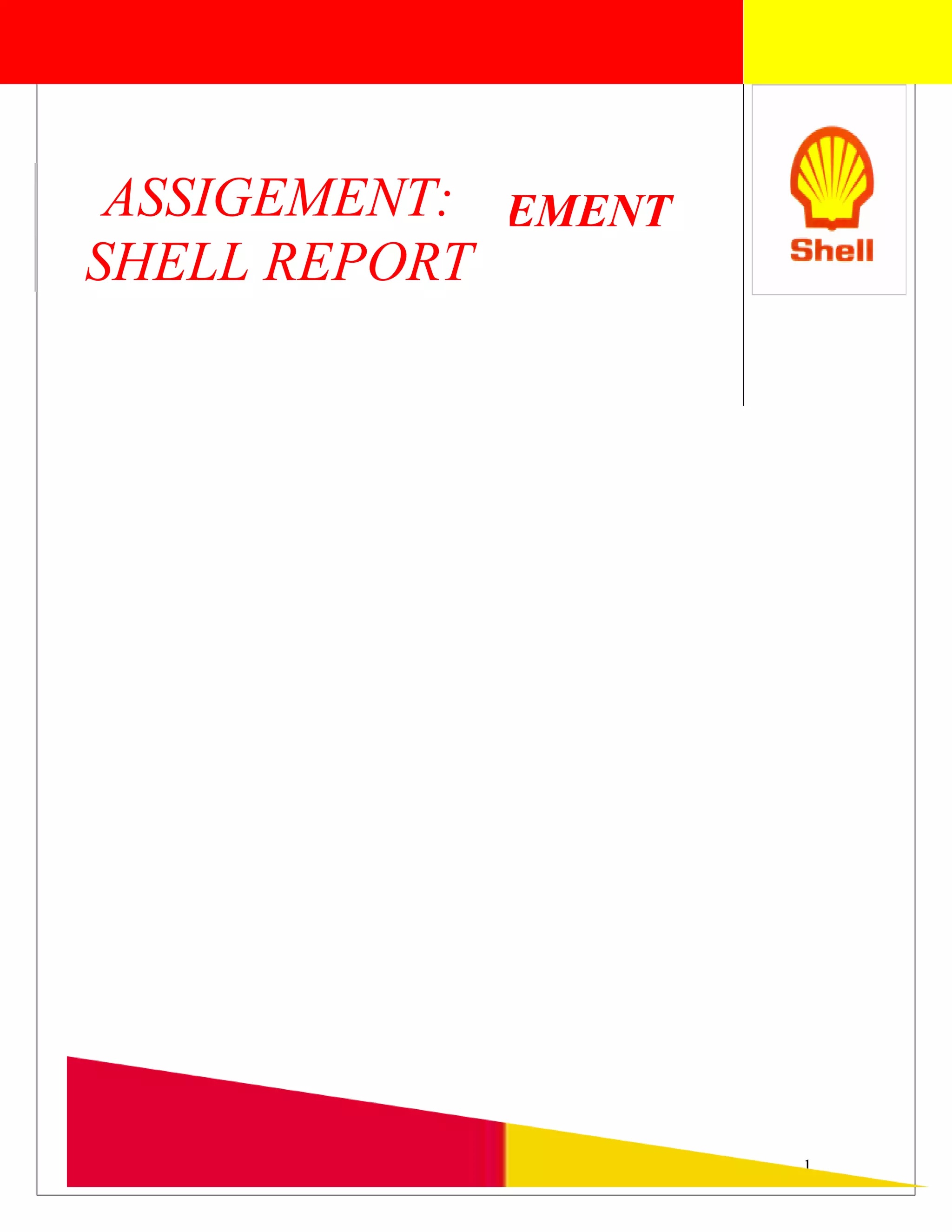 Shell report prepared by Khanpersian50@yahoo.com