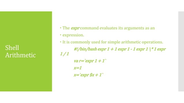 Shell & Shell Script | PPT