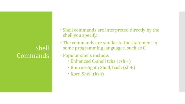 Shell & Shell Script | PPT