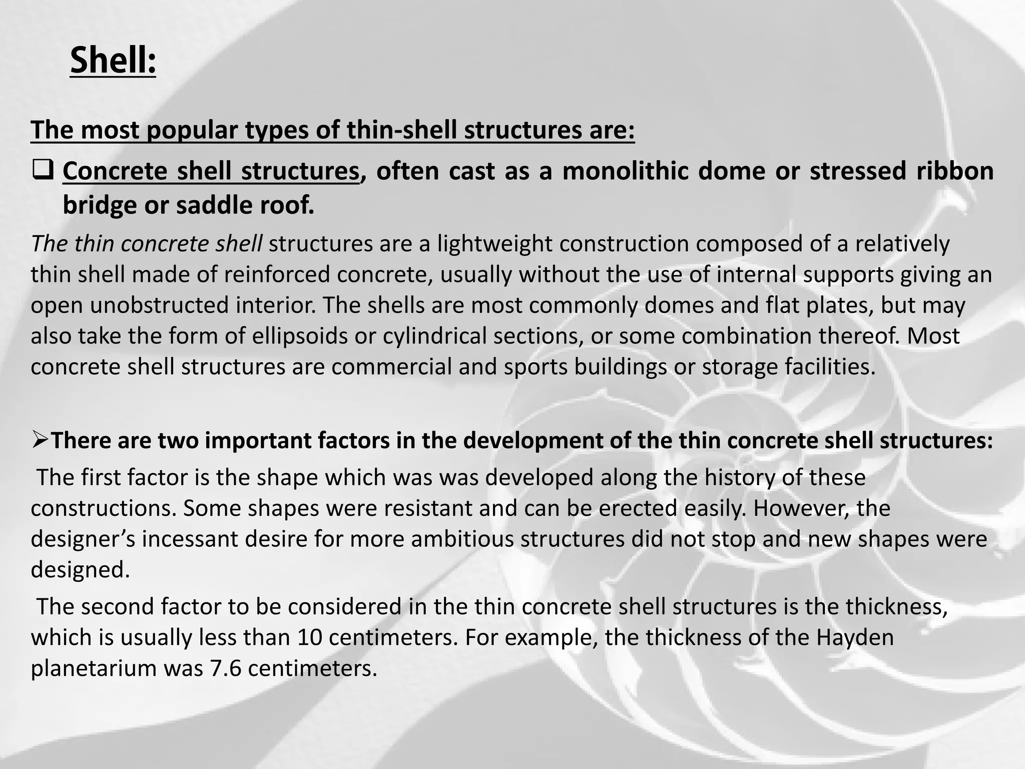 Shell structure | PDF