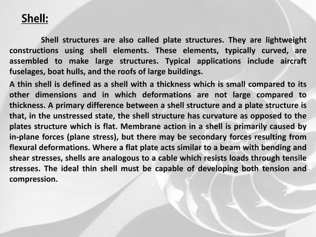 Shell structure | PDF | Civil Engineering Industry | Industries