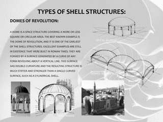 Man Made Shell Structures Examples