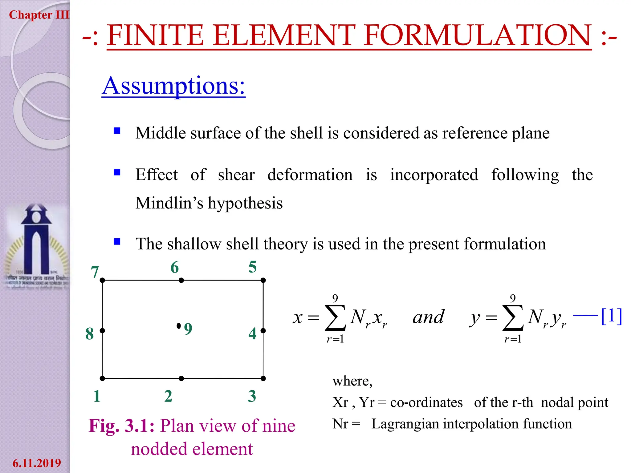 shear deformation theory of shell structure.pptx