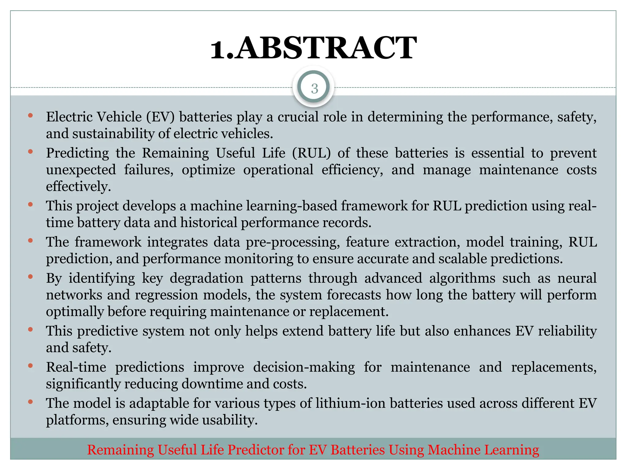 Shell Battery Peformance using Machine Learning Techniques | PPTX