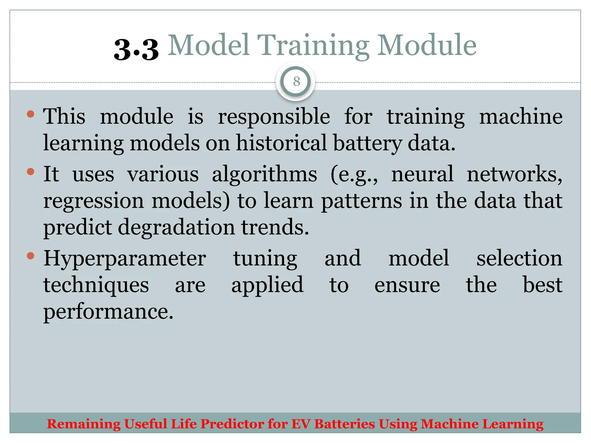 Shell Battery Peformance using Machine Learning Techniques | PPTX