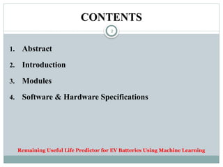 Shell Battery Peformance using Machine Learning Techniques | PPTX