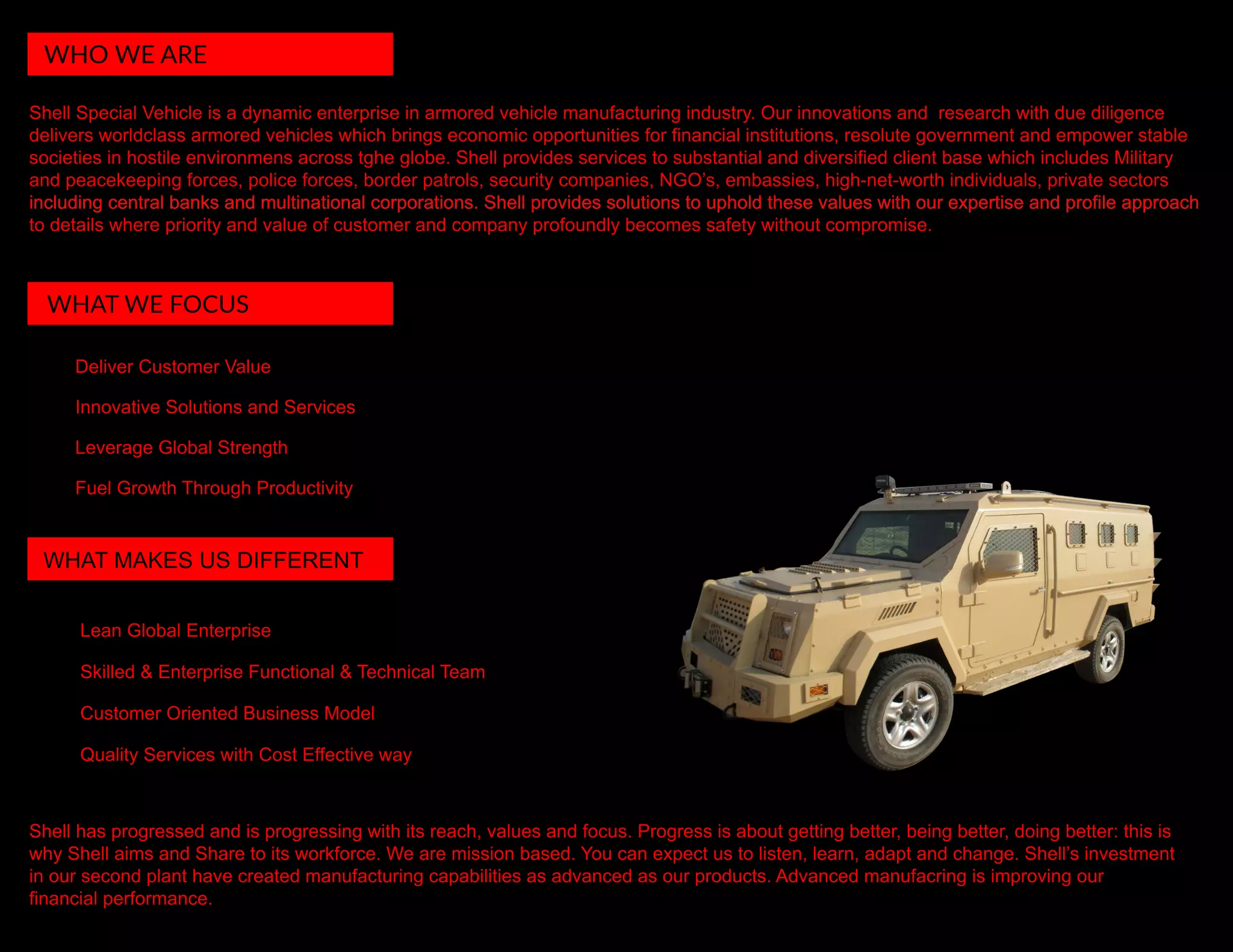 Shell Special Vehicles L.L.C | PPT