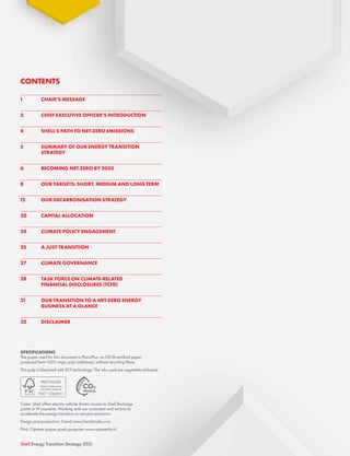 Shell Energy Transition Strategy 2021 | PDF