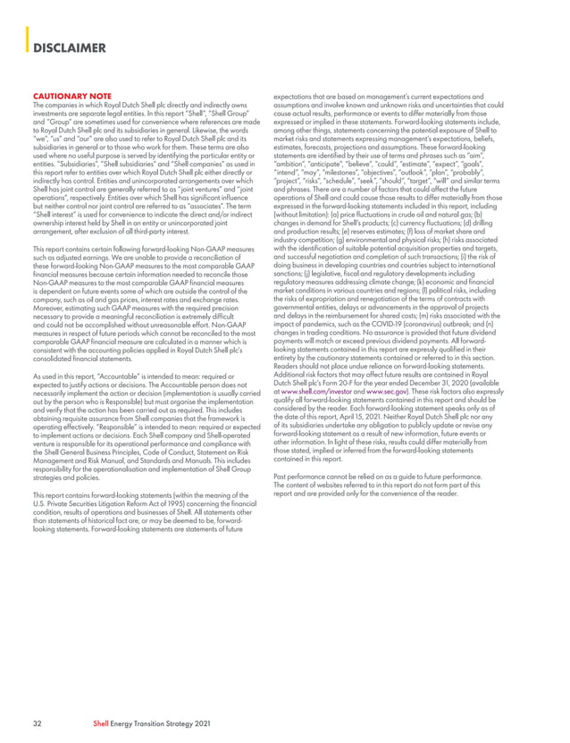 Shell Energy Transition Strategy 2021 | PDF