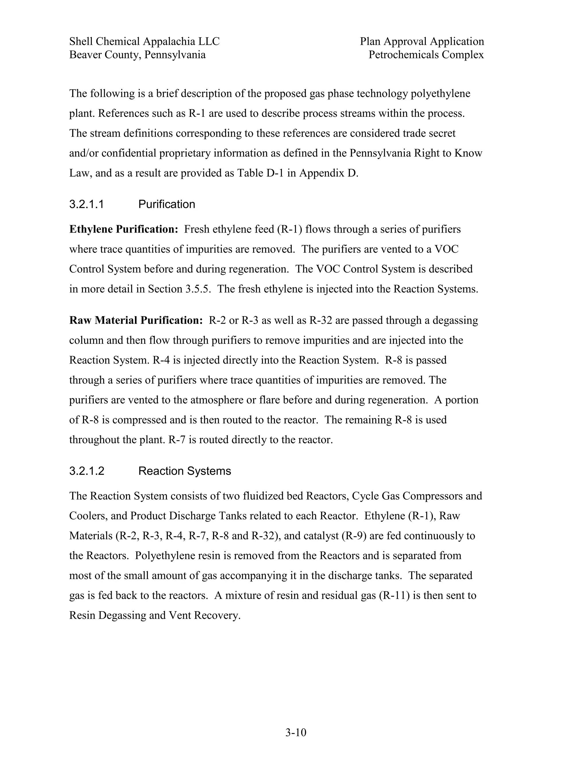 Shell Air Quality Plan Approval application for PA Ethane Cracker Plant ...