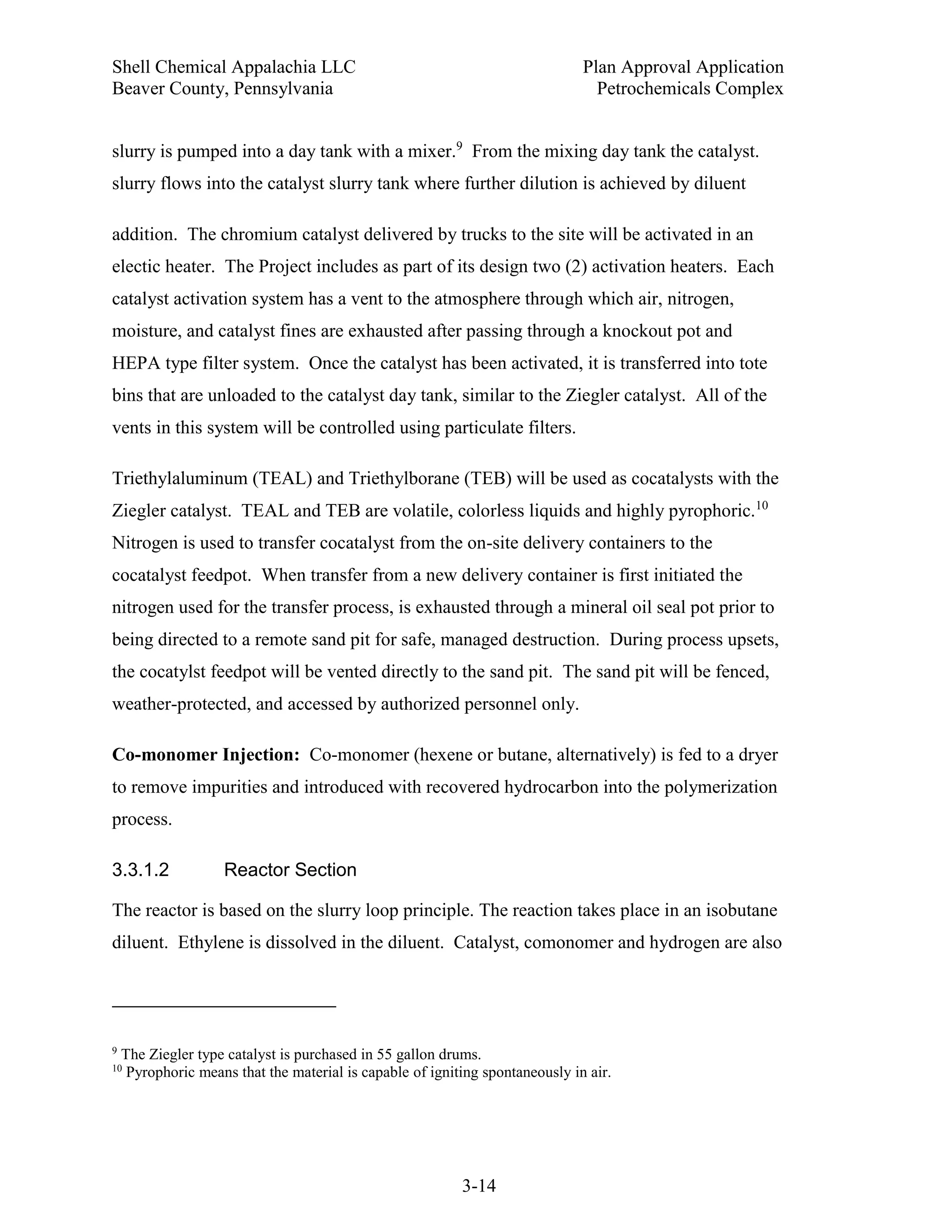 Shell Air Quality Plan Approval application for PA Ethane Cracker Plant ...