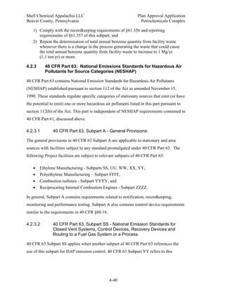 Shell Air Quality Plan Approval application for PA Ethane Cracker Plant ...