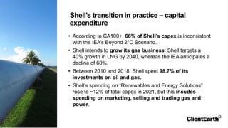 ClientEarth Claim towards Board of Shell plc | PPT