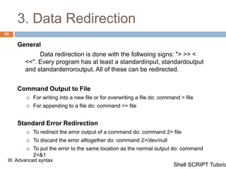 Shell Script Tutorial | PPT
