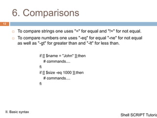 Shell Script Tutorial | PPT