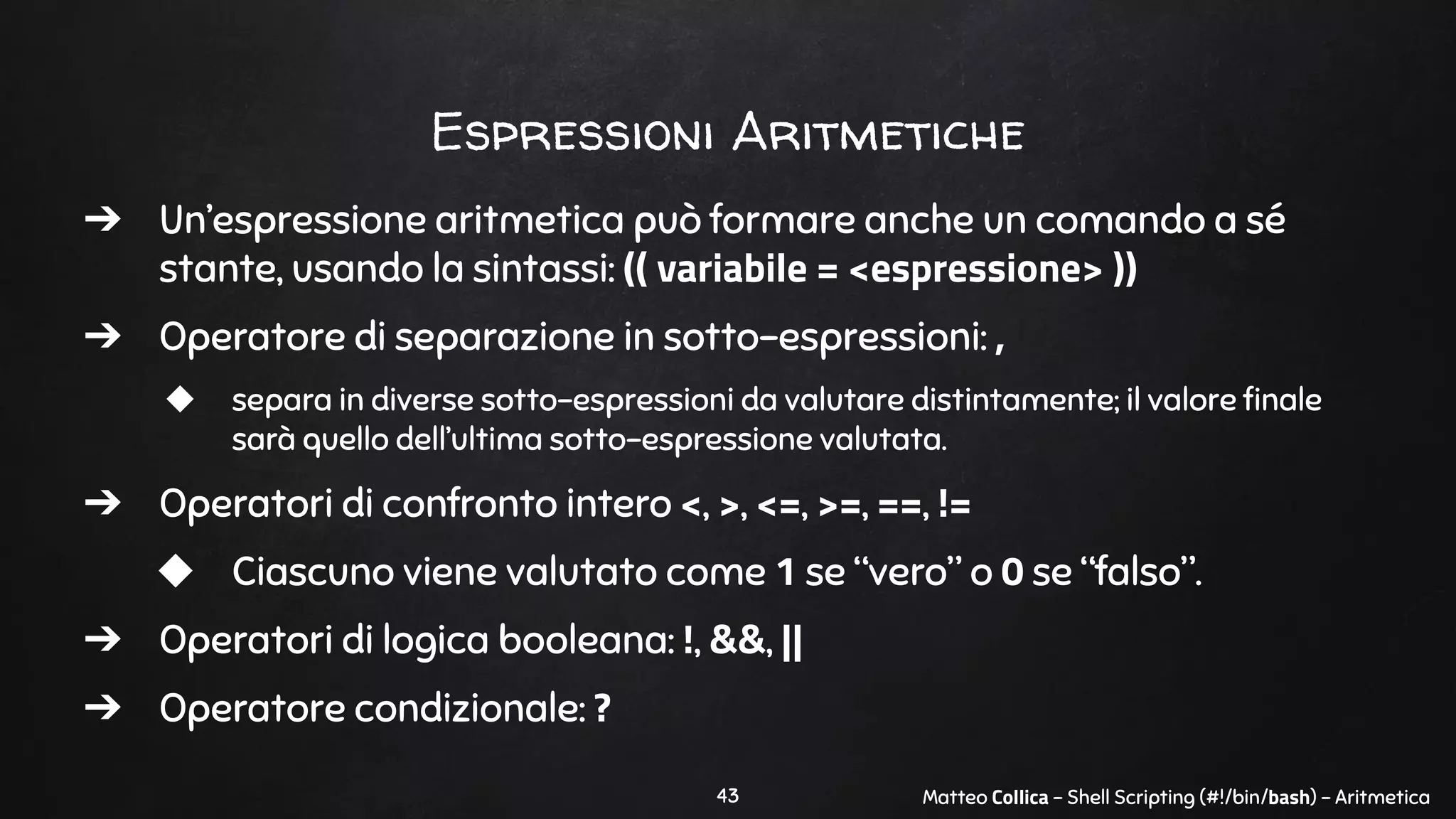 [BASH] Shell Scripting [ITA] | PDF