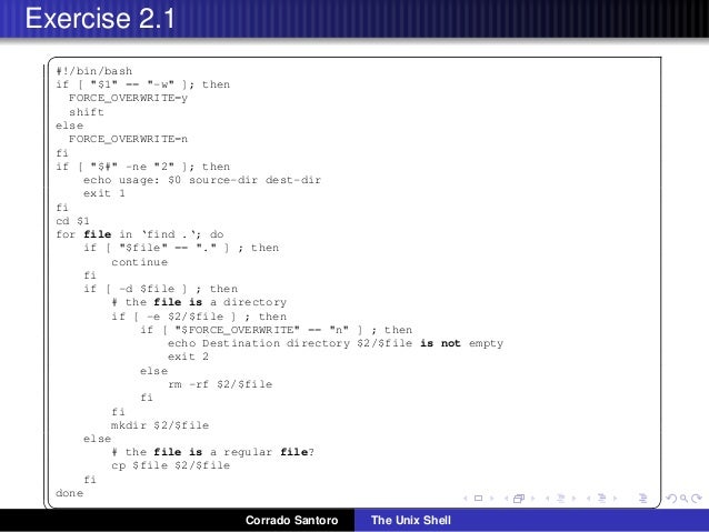 Introduction to shell scripting