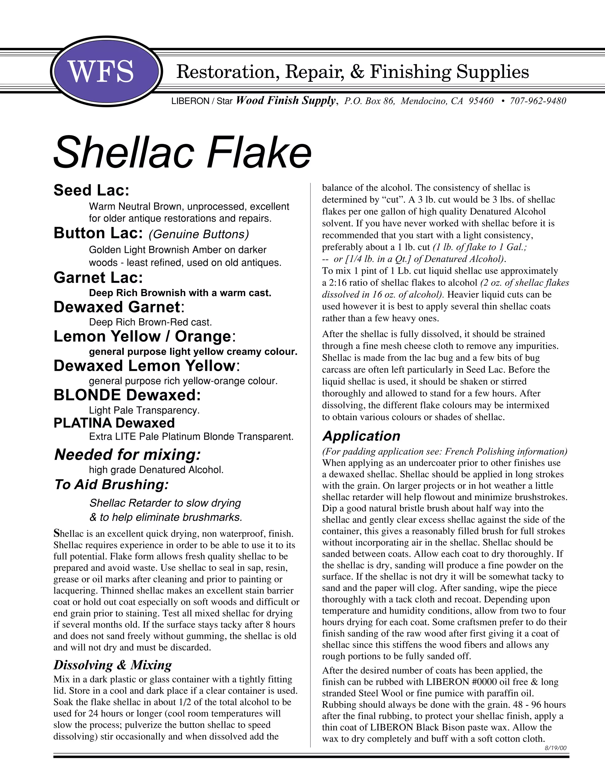 Shellac useinformation | PDF