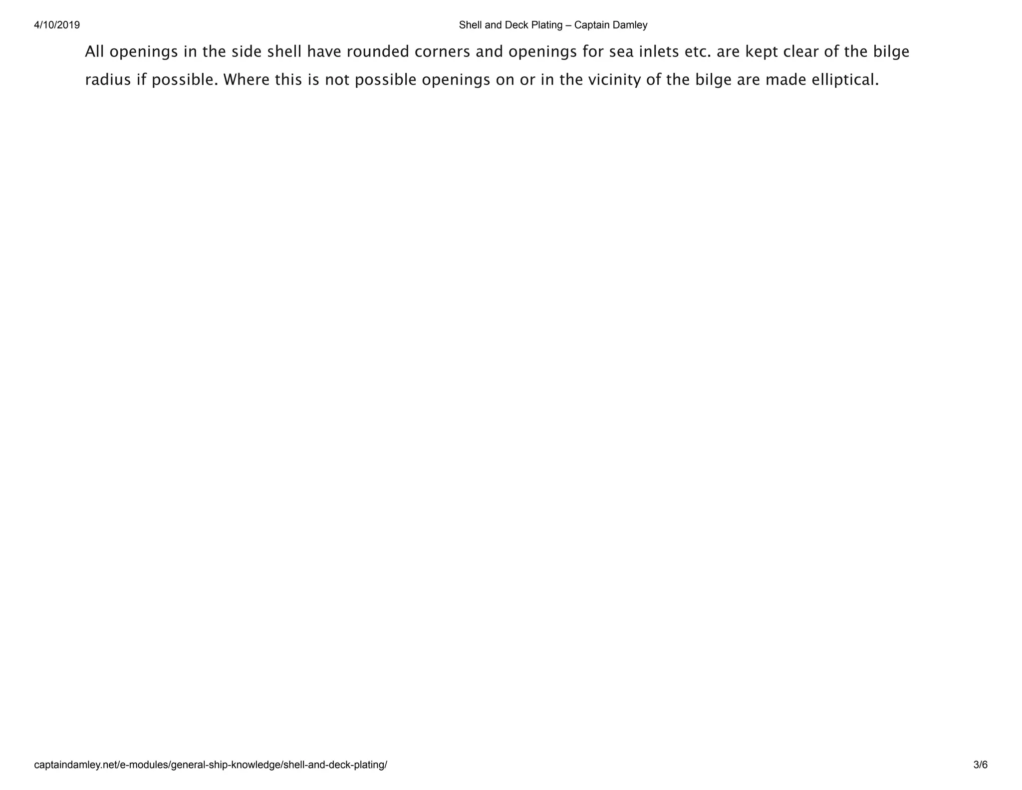 Shell and deck plating | PDF