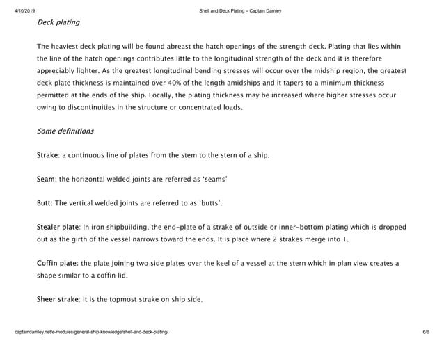 Shell and deck plating | PDF | Sailing | Sports